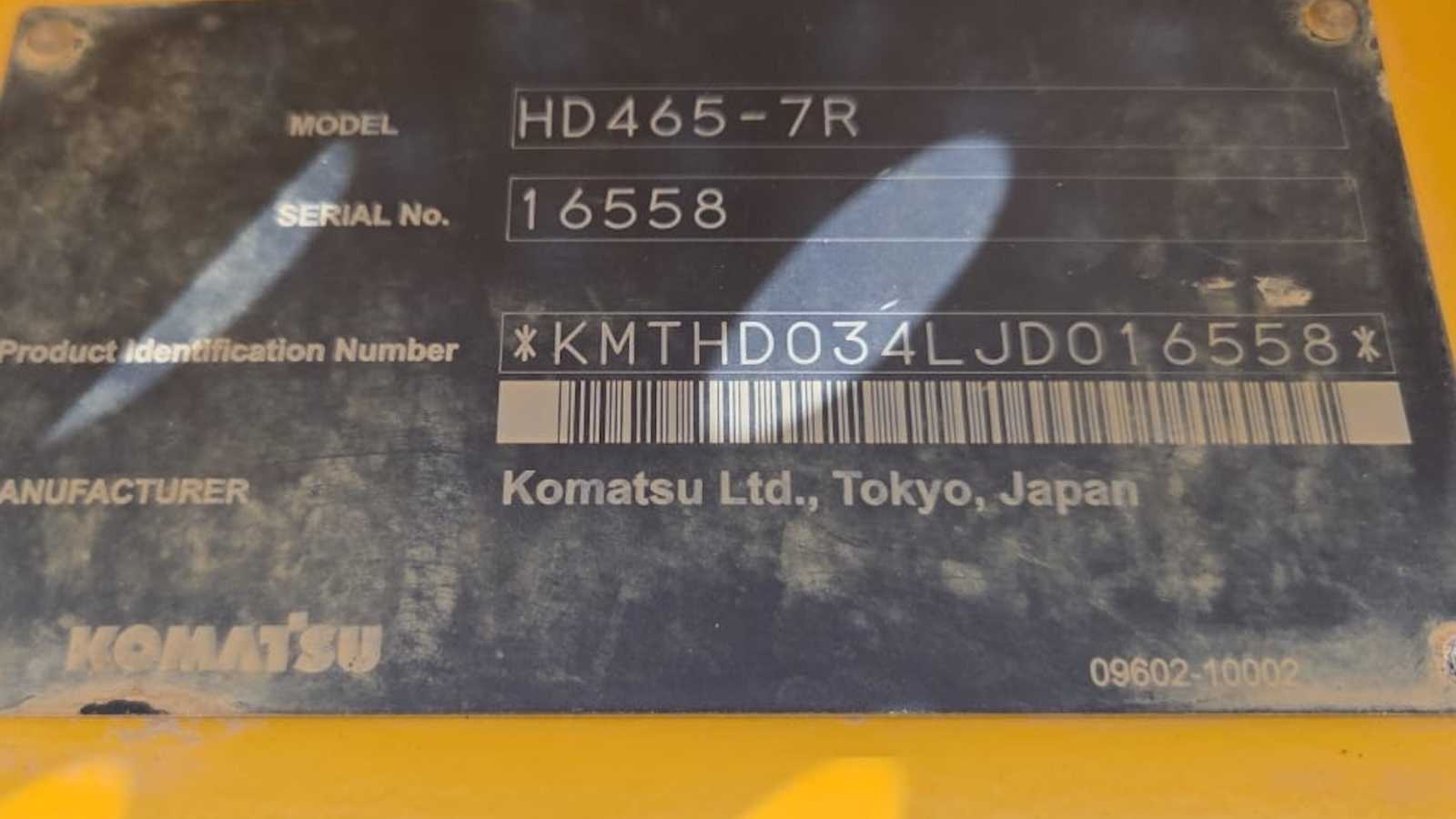 KOMATSU HD465-7R | OmecoHub
