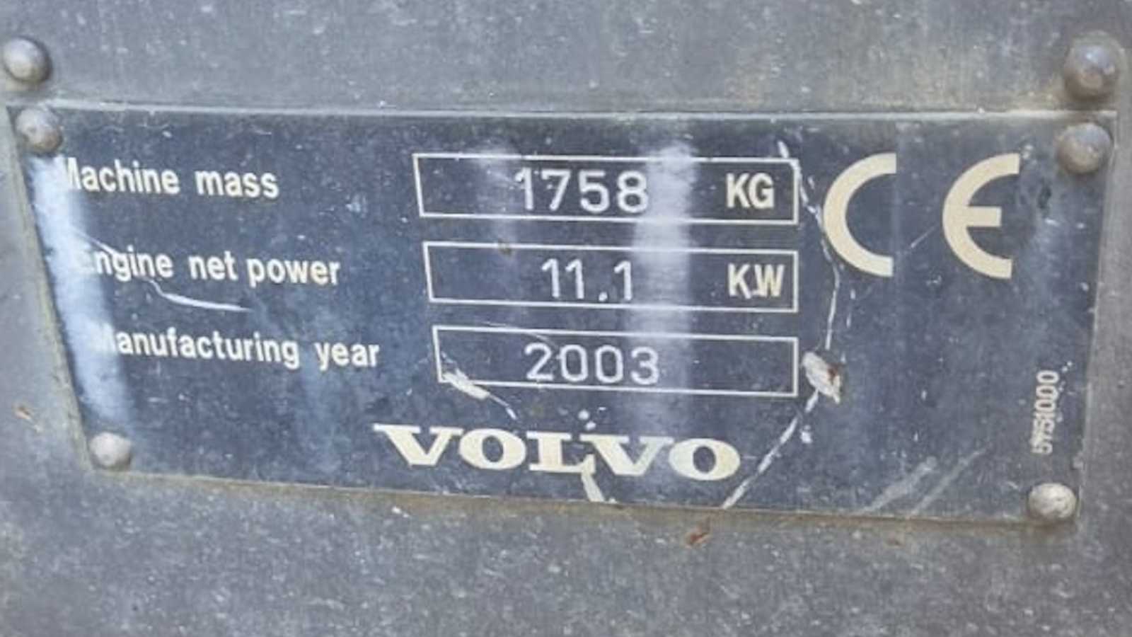 VOLVO EC20B | OmecoHub